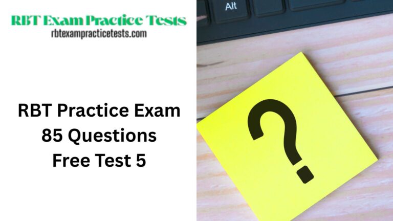 RBT Practice Exam 85 Questions Free Test 5 - RBT Exam Practice Tests